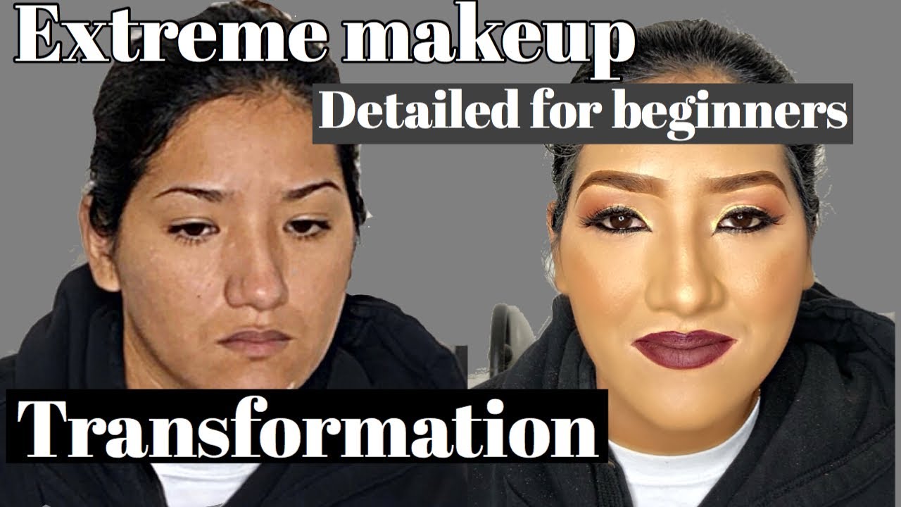 Extreme makeup transformation tutorial on light skin 2020 | makeup ...