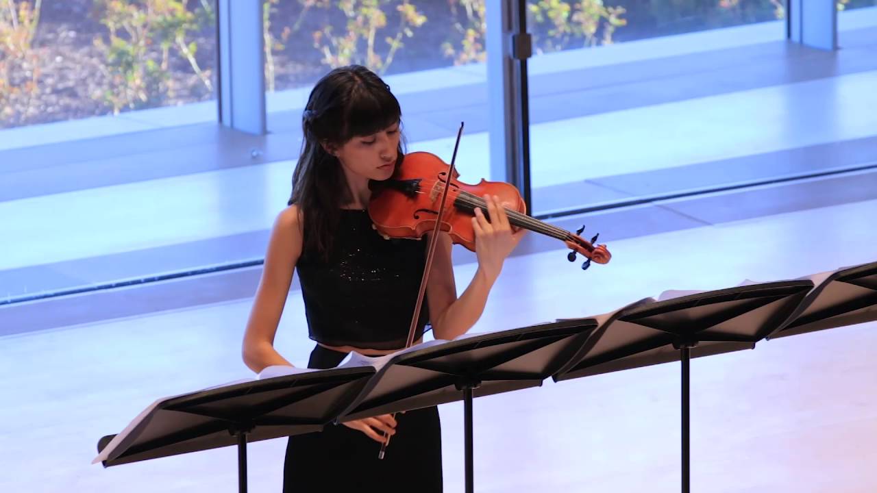 Michael JARRELL : "Prisme" for violin solo - YouTube