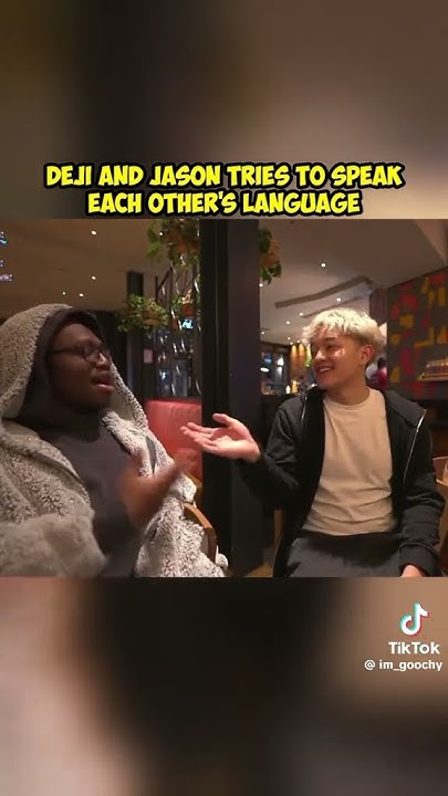 Deji and Jason speak eachothers Languages 🫣 #deji #jasontheween # ...