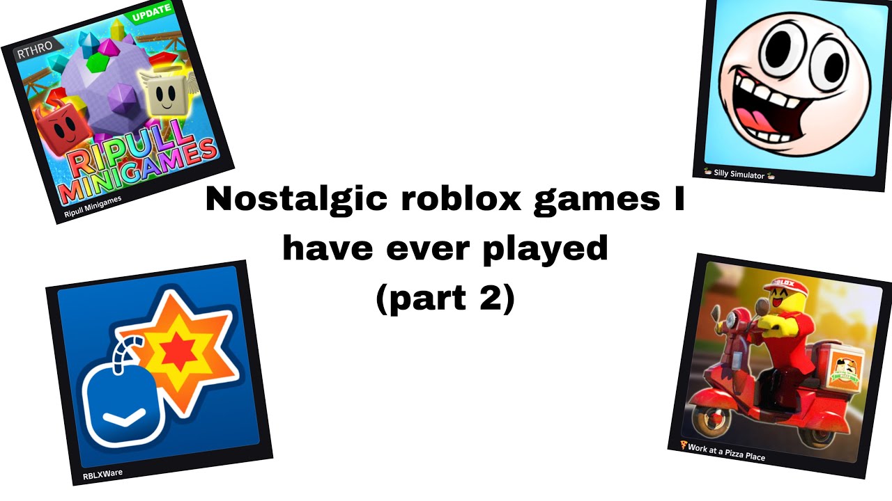Playing my childhood roblox games (part 2) - YouTube