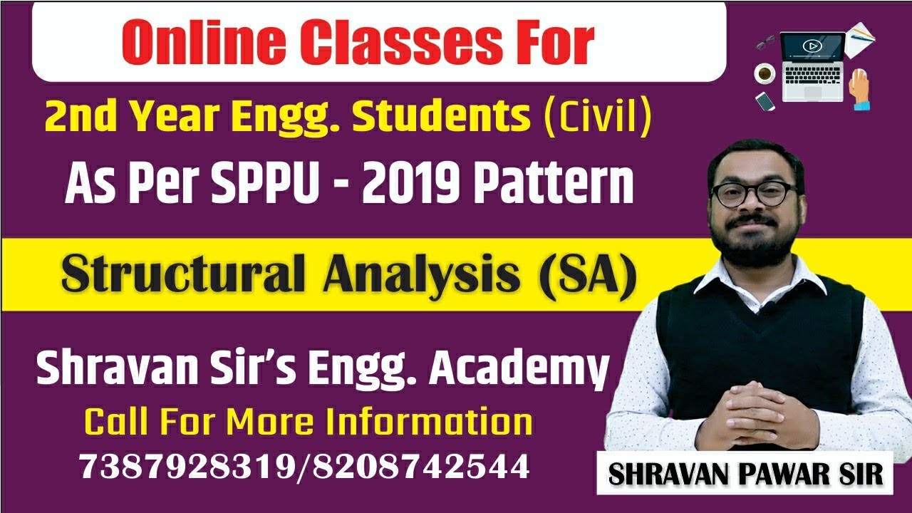 Structural Analysis SA INSEM EXAM SPPU SECOND YEAR CIVIL ENGG structural-analysis-sa-insem-exam-sppu-second-year-civil-engg