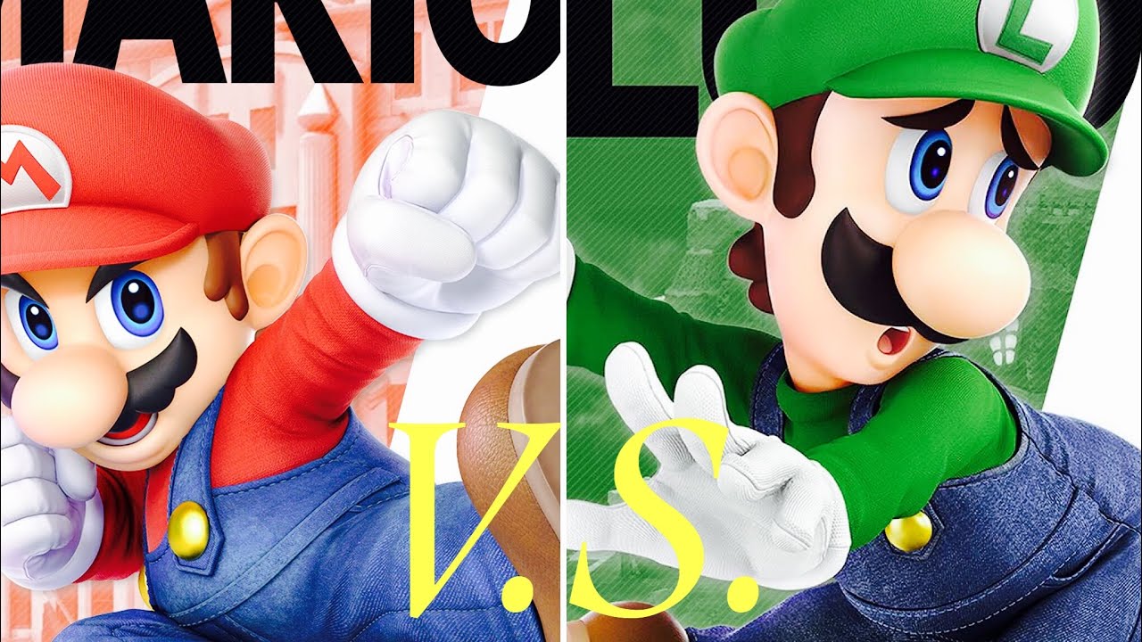 SUPER SMASH BROS ULTIMATE: LUIGI VS MARIO - YouTube