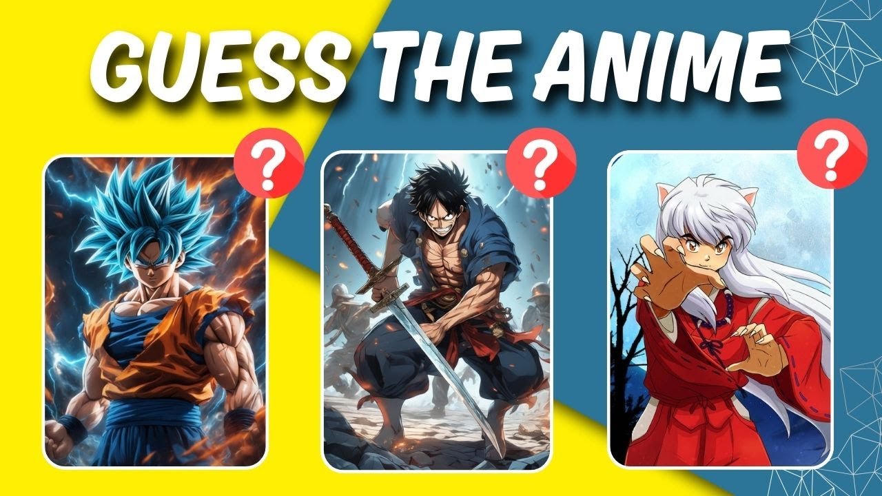 Anime Quiz | Guess the anime character - YouTube