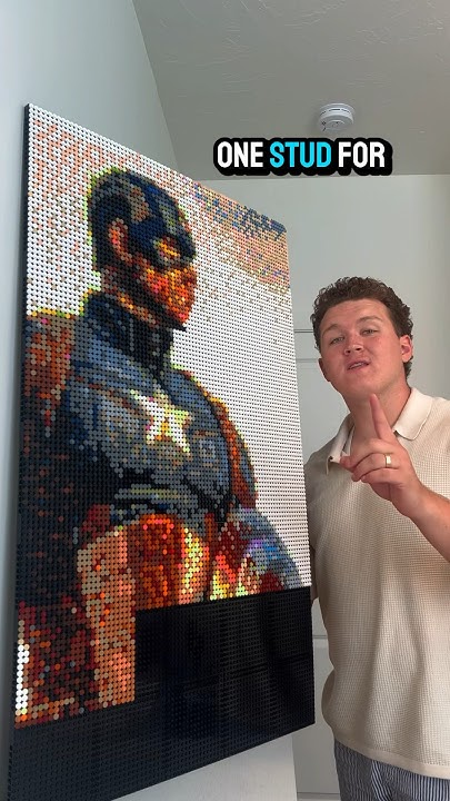 Adding one stud for every sub!! Day 19! #legoartist #legoart #lego - YouTube