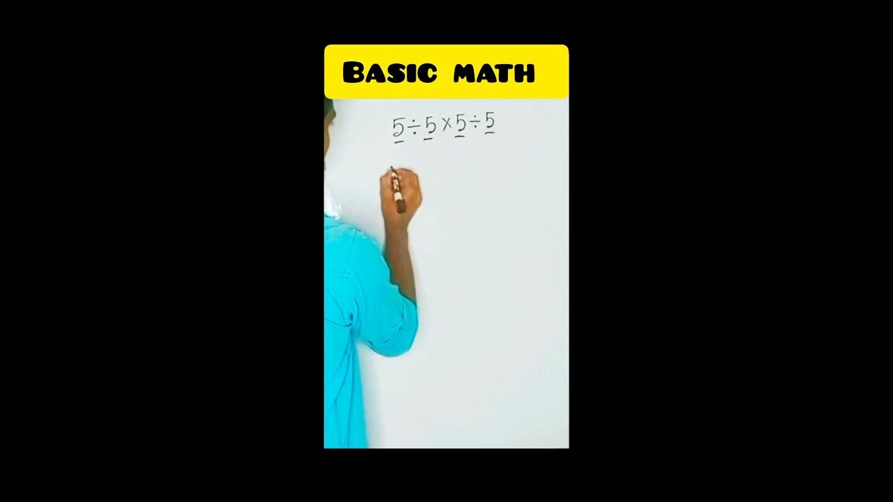 Basic math - YouTube