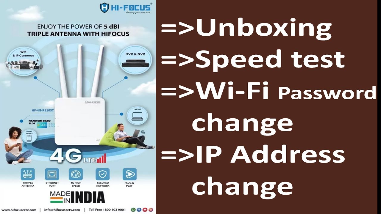 Hifocus 4G Multi SIM Router in Tamil - YouTube