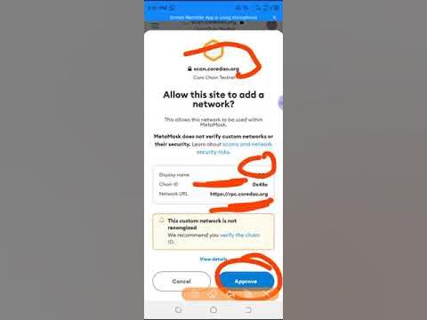How to add Core satoshi mainnet to metamask - YouTube