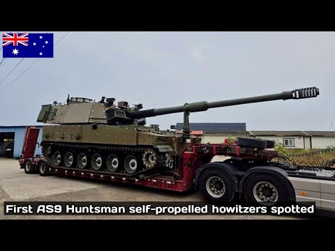Australia's first Huntsman self-propelled howitzers spotted in South ...