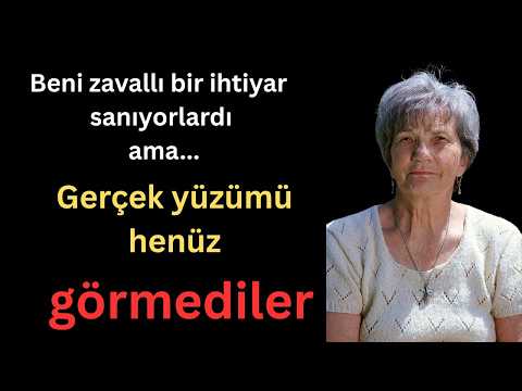Beni zavallı bir ihtiyar sanıyorlardı ama gerçek yüzümü henüz görmediler 16 UT