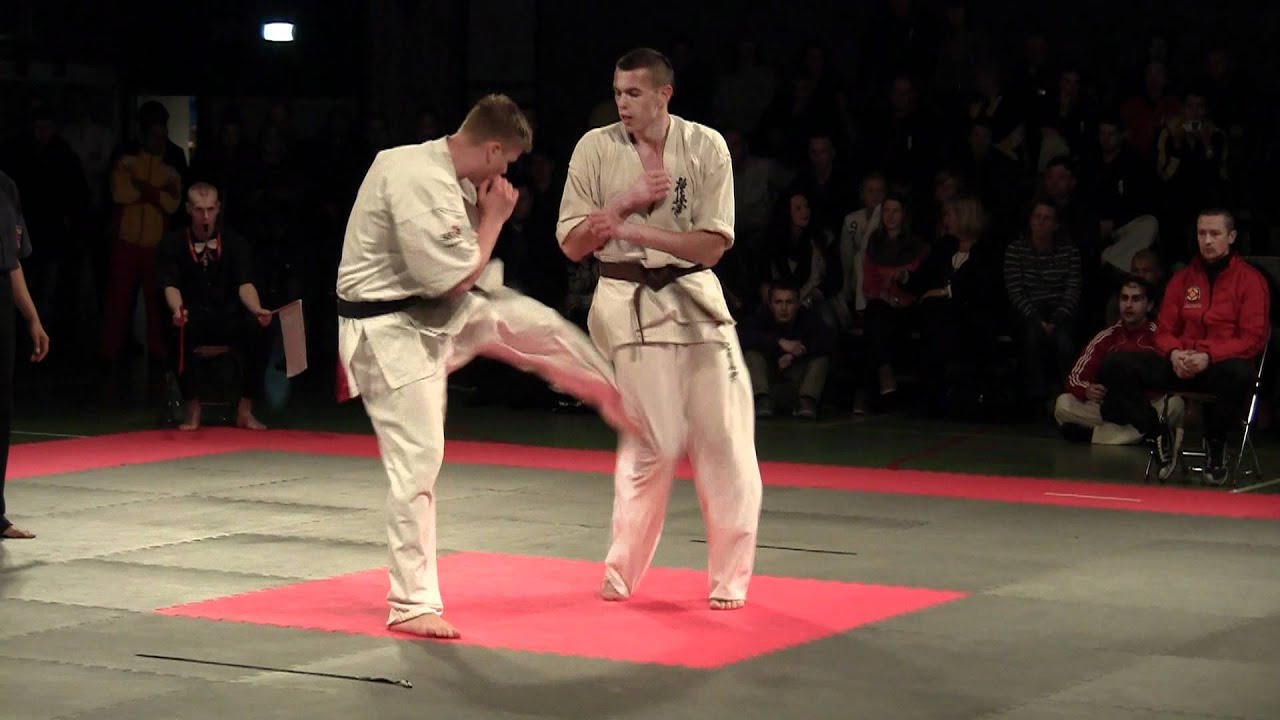 ShinKyokushin Karate Dutch open 2012 - Men Hw final - Florin (Roemenia ...