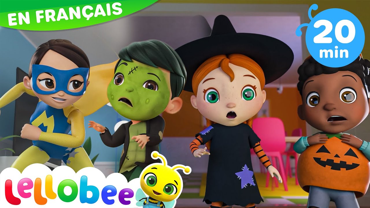 Chanson d'Halloween - Lellobee en Français | Dessins Animés Pour Enfant ...