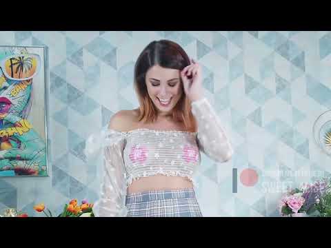 Hot transparent lingerie try on haul! Sweet Alise lingerie try on haul and fishnet tights pantyhose