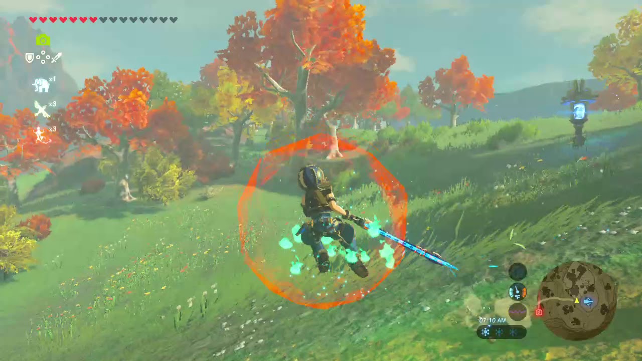 legend of zelda breath of the wild salvager set (short clip) - YouTube