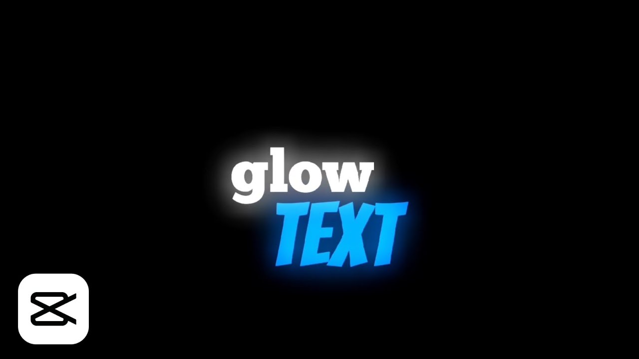 Glow Text for lobby video | CapCut tutorial | Pubg mobile - YouTube
