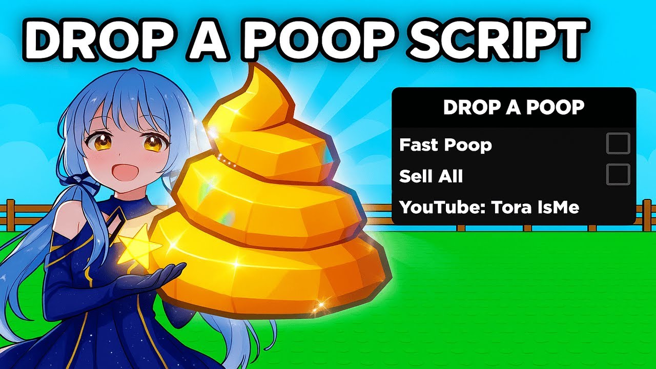 Drop a Poop Script [KEYLESS] | Fast Poop, Sell All - YouTube