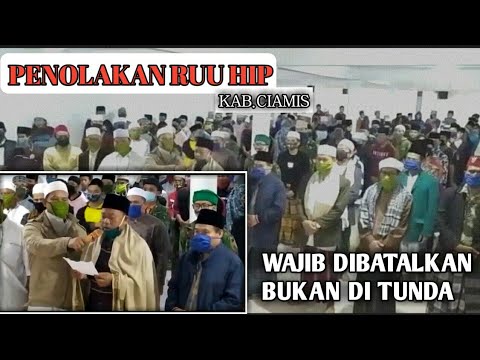 PERNYATAAN & PENOLAKAN RUU HIP | ULAMA & UMAT ISLAM KABUPATEN CIAMIS ...