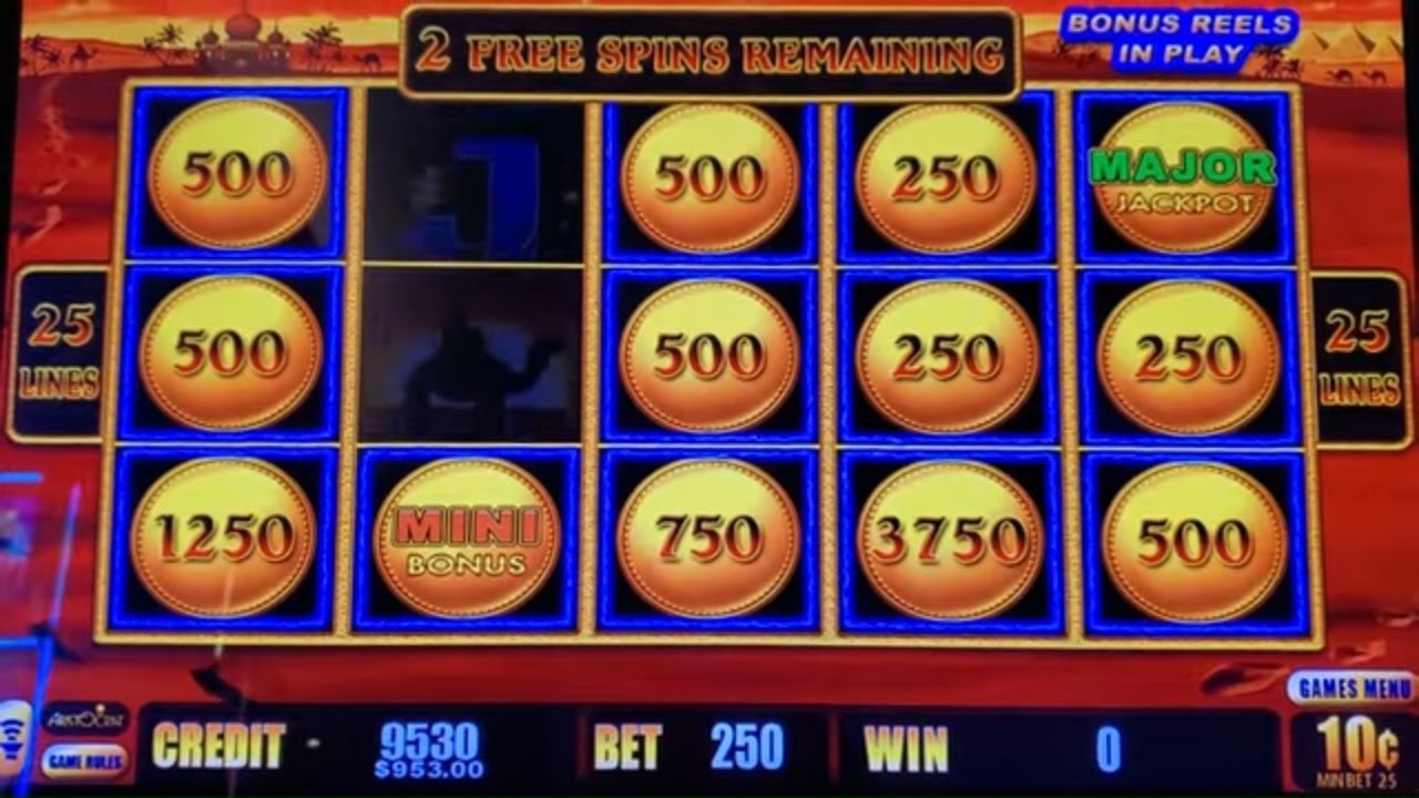 Handpay Jackpot $25/spin, Lighting Link Sahara Gold Slot Machine - YouTube