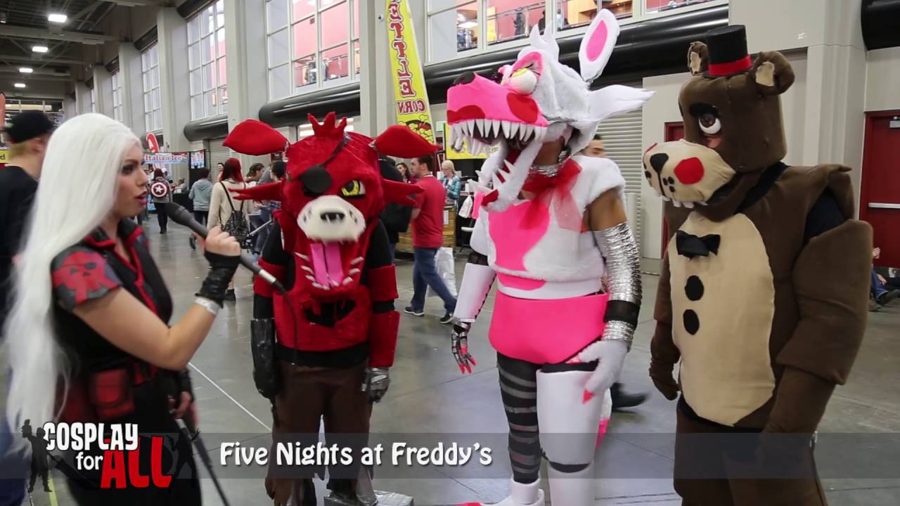 Five Nights at Freddy's Cosplay - FANX 2016 Salt Lake Comic Con - YouTube