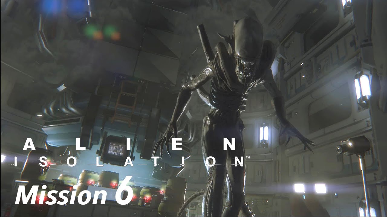 [Alien: Isolation] ミッション6 フルゲームプレイ Mission 6 Full Gameplay [エイリアン ...