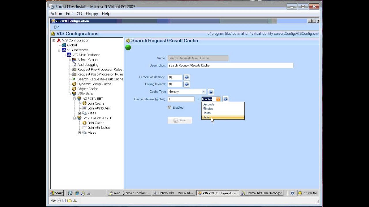 Optimal IdM's Virtual Identity Server - Search Results Caching - YouTube