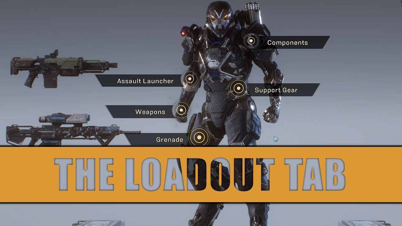 Anthem Forge - Loadout Tab Overview (Javelin Customization) - YouTube