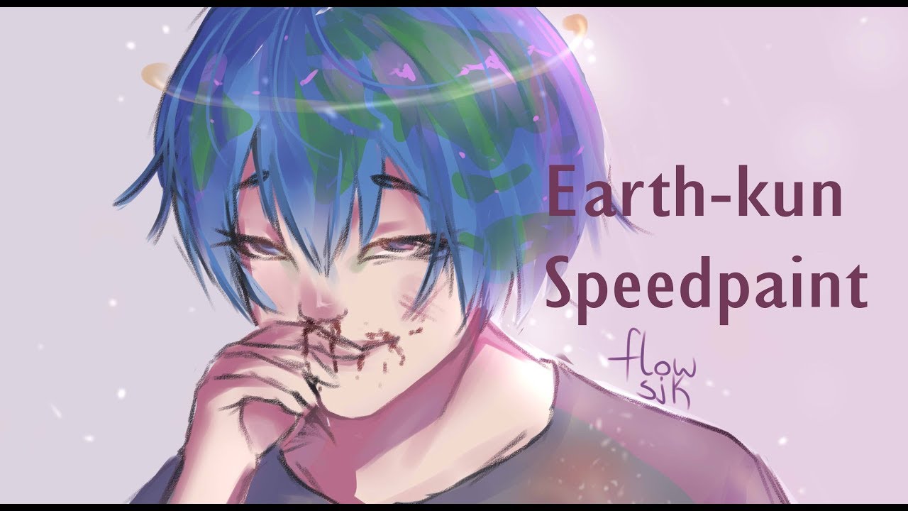 "Earth-kun" 【Speedpaint】 - YouTube