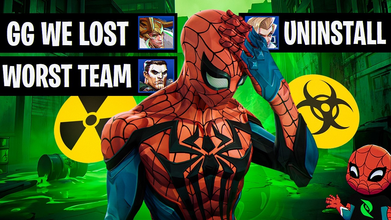 RANK 1 SPIDER MAN CARRIES THE MOST TOXIC TEAMATES IN TOP 500 - YouTube