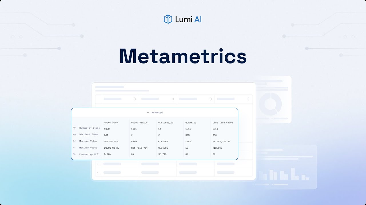 Meta Metrics | Smarter Data Exploration - YouTube