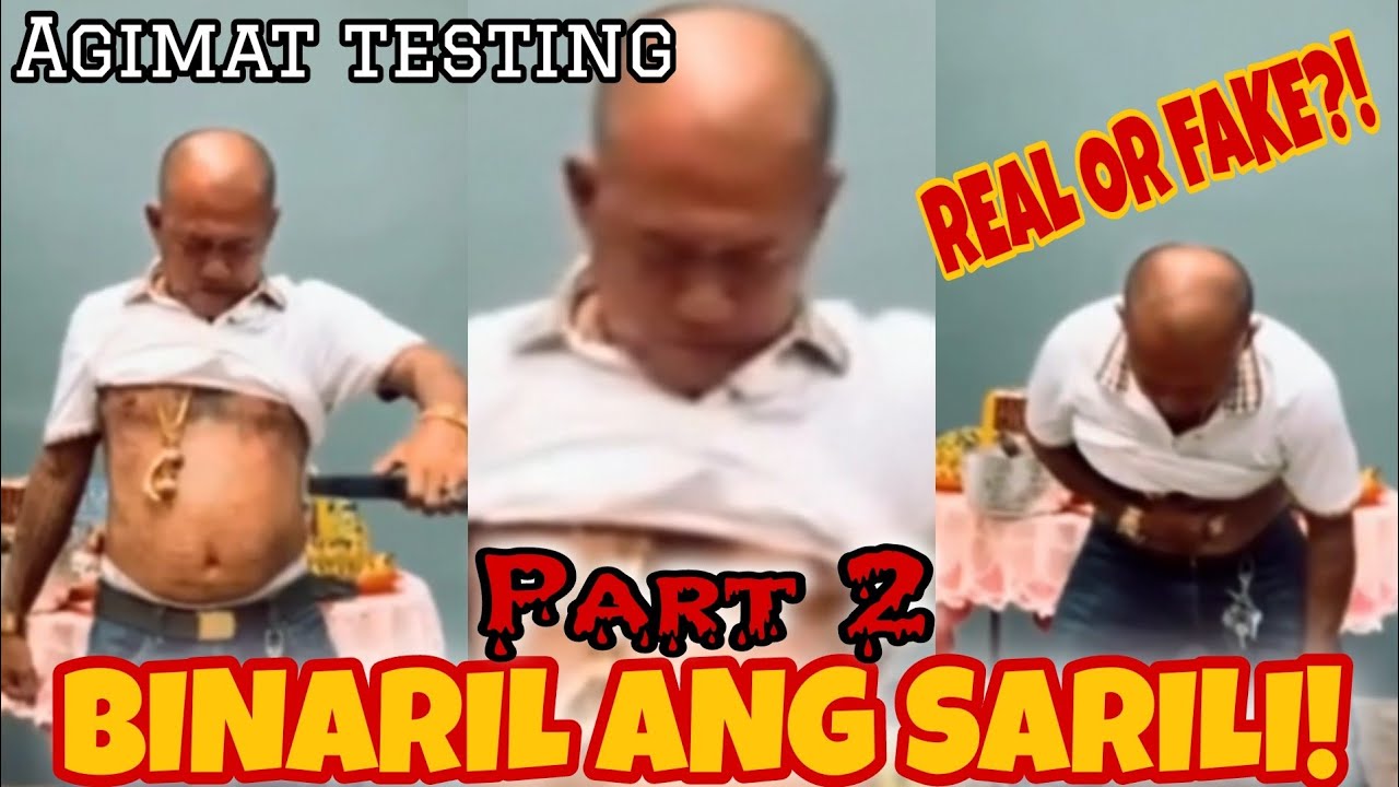 REAL OR FAKE : PINUTUKAN PERO DI TINABLAN : PART 2 : AGIMAT TESTING ...