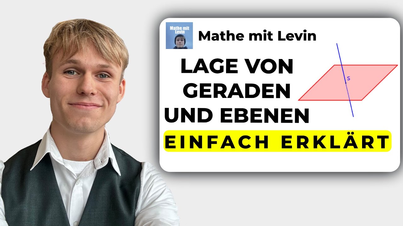 Lagebeziehungen Geraden und Ebenen | Mathe mit Levin - YouTube