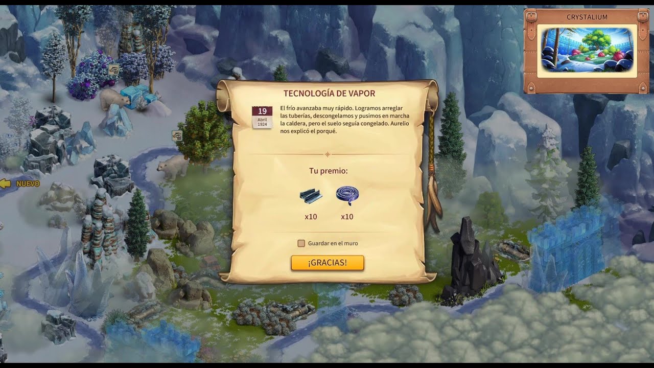 Crystalium. Misión 6. Tecnología de vapor. #klondike - YouTube