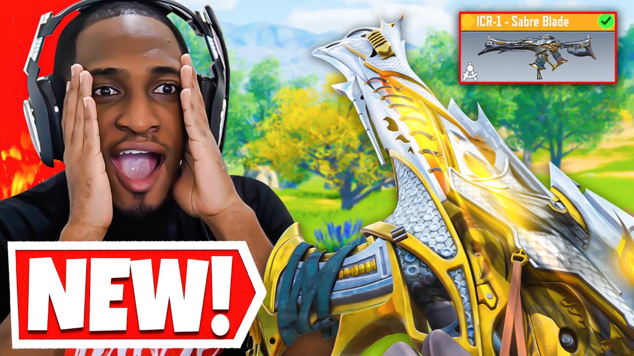 *NEW* LEGENDARY ICR-1 SABRE BLADE IS ONE OF THE BEST SKIN IN COD MOBILE ...