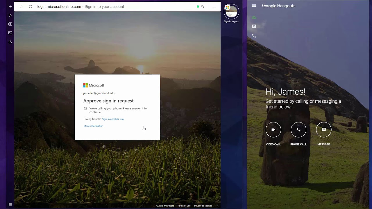 Office 365 2-Step Verification: Phone Call - YouTube