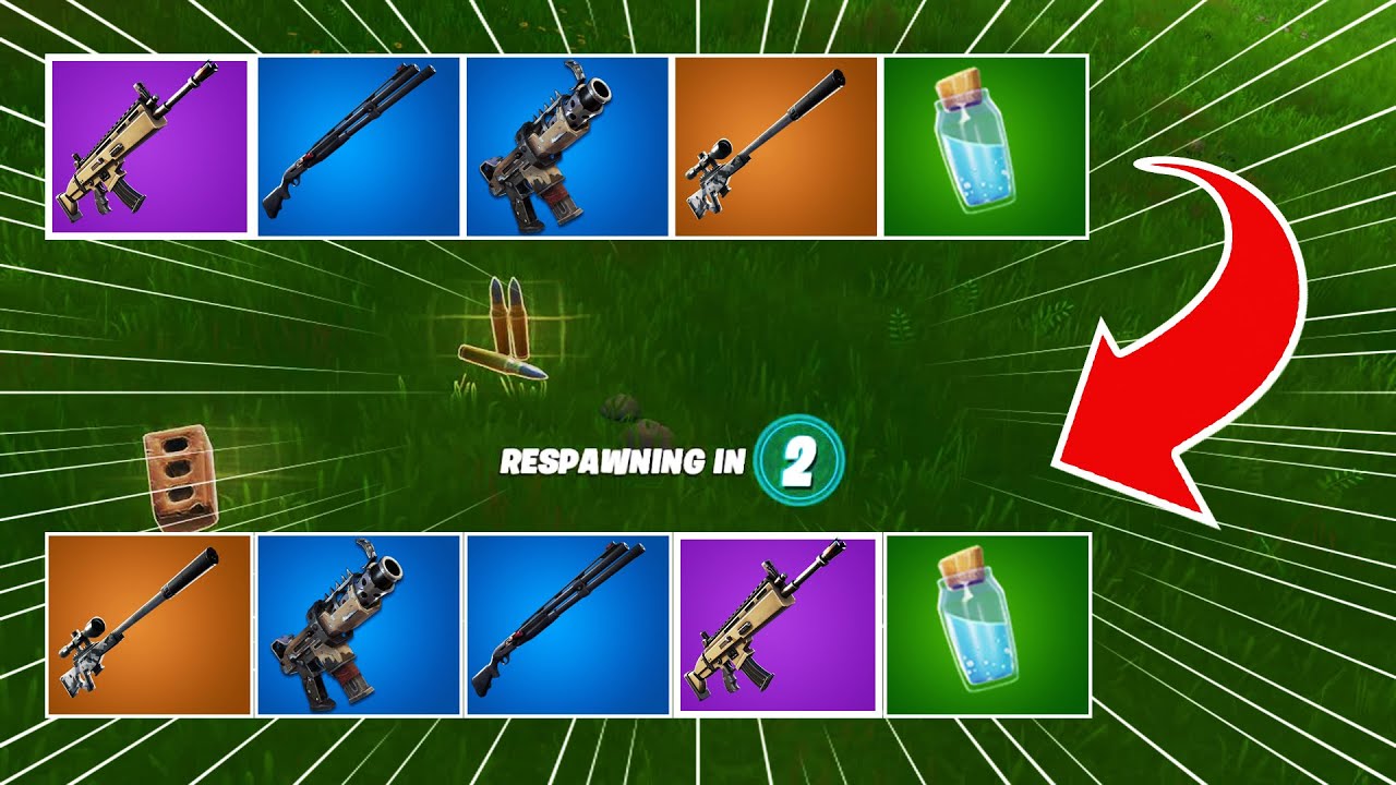 How To Fix Weapon Load Out in Fortnite TEAM RUMBLE - YouTube