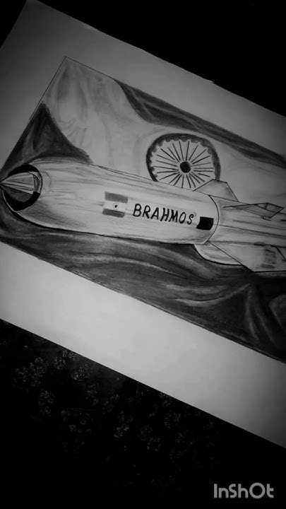 BRAHMOS MISSILE drawing #shorts #brahmos #drawing #art #army # ...