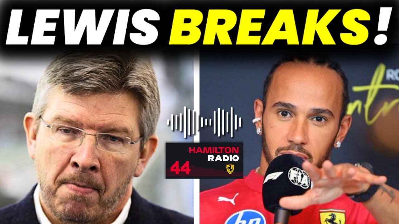 Lewis Hamilton BREAKS SILENCE on Ross Brawn After Big Ferrari Statement ...
