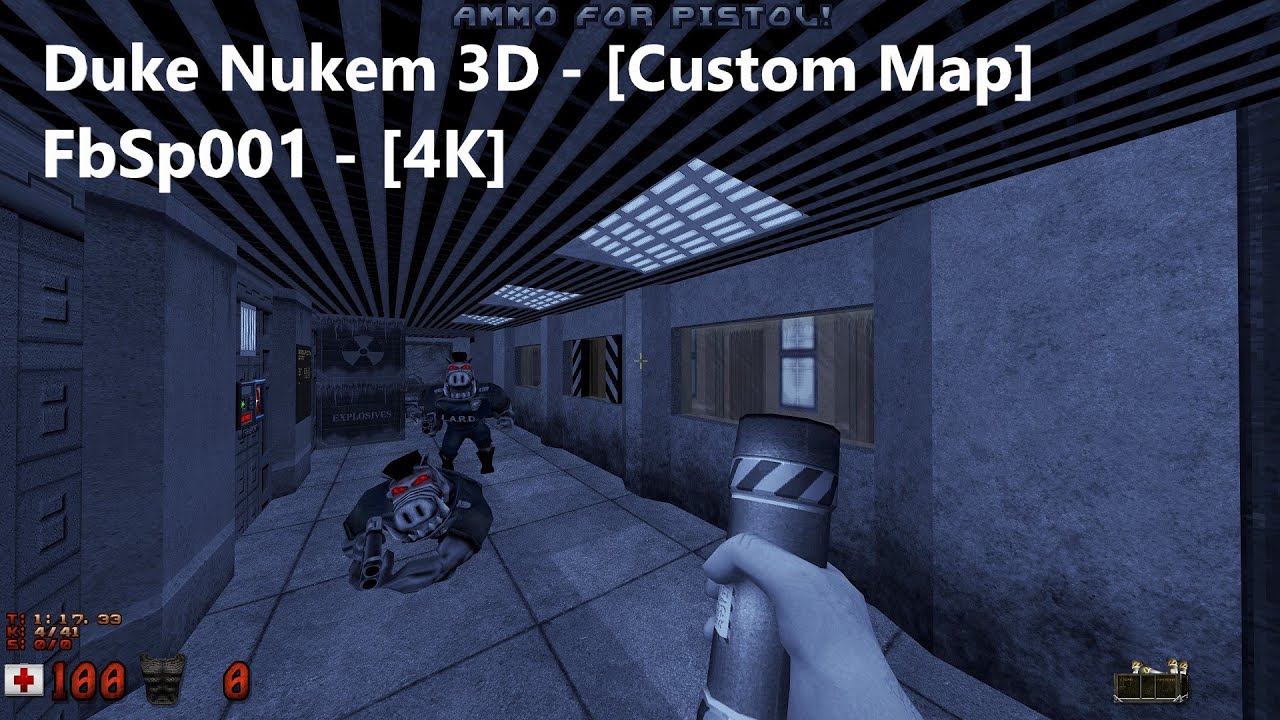 Duke Nukem 3D - Map: #0008 - FbSp001 - [4K] - [100%] - YouTube