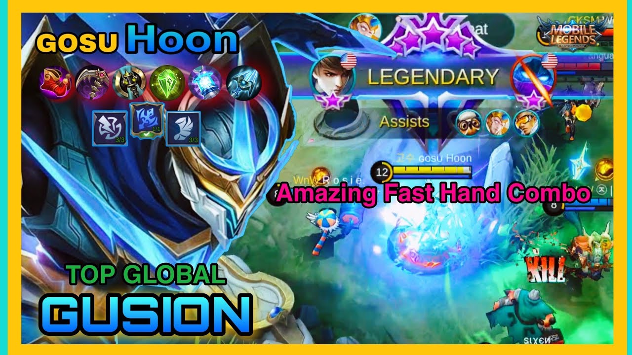 Legendary GUSION Amazing Fast Hand Combo By Gosu Hoon - Mobile Legends ...