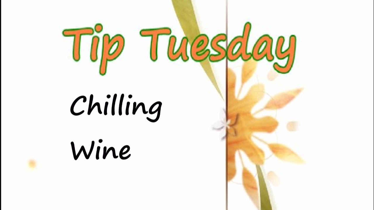 Chilling Wine - Tuesday Tip | Show Me The Curry - YouTube