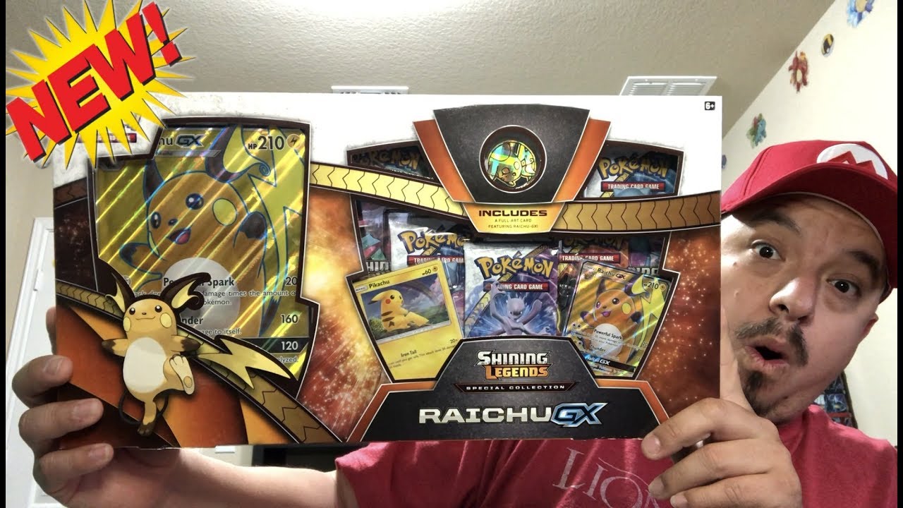 Pokemon Cards - OPENING NEW RAICHU GX POKEMON BOX! - YouTube