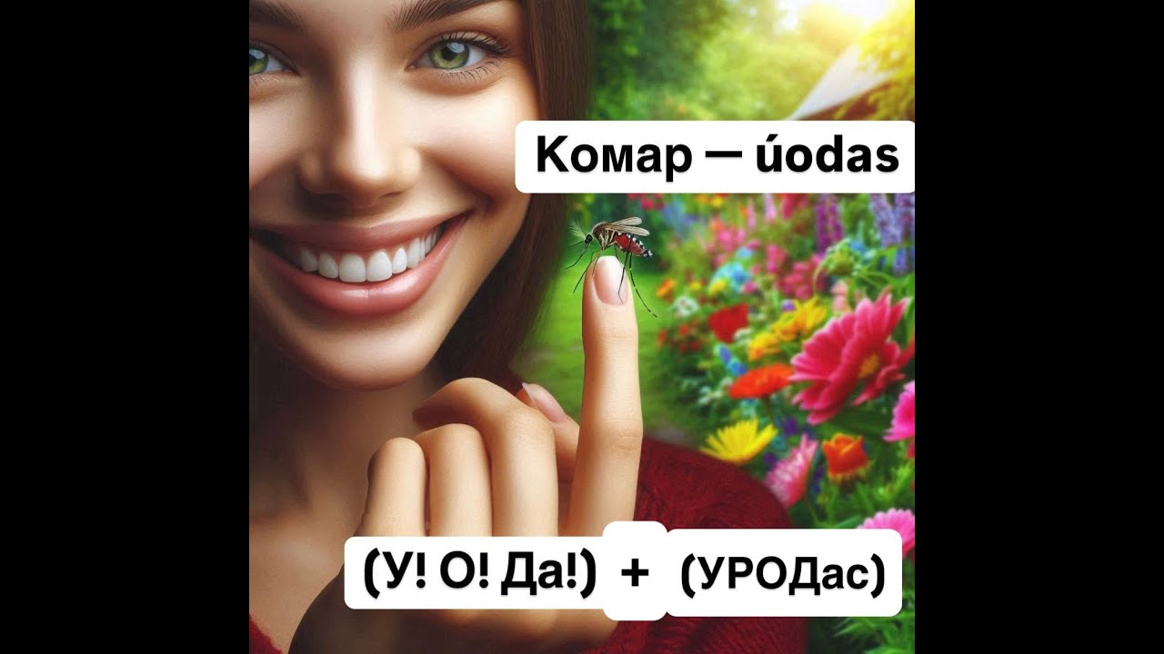 Комар — uodas. 🇱🇹 #литовскийязык - YouTube