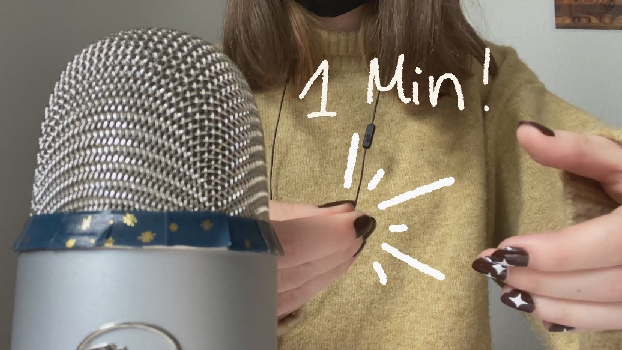 Asmr 1 Minute Invisible Triggers Youtube