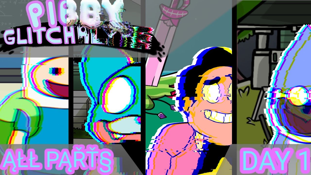 FNF: Pibby Glitchalypse Day 1 || FULL PARTS || - YouTube