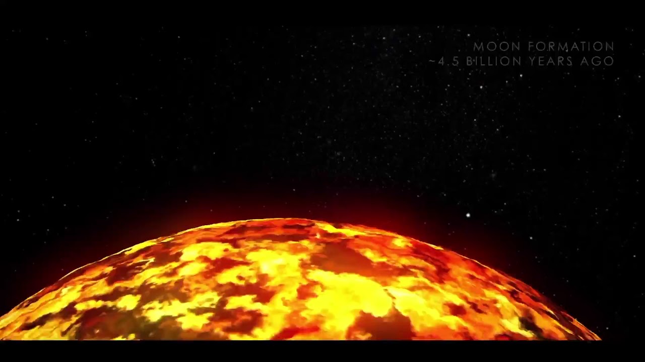 Evolution of the Moon تطور القمر - YouTube