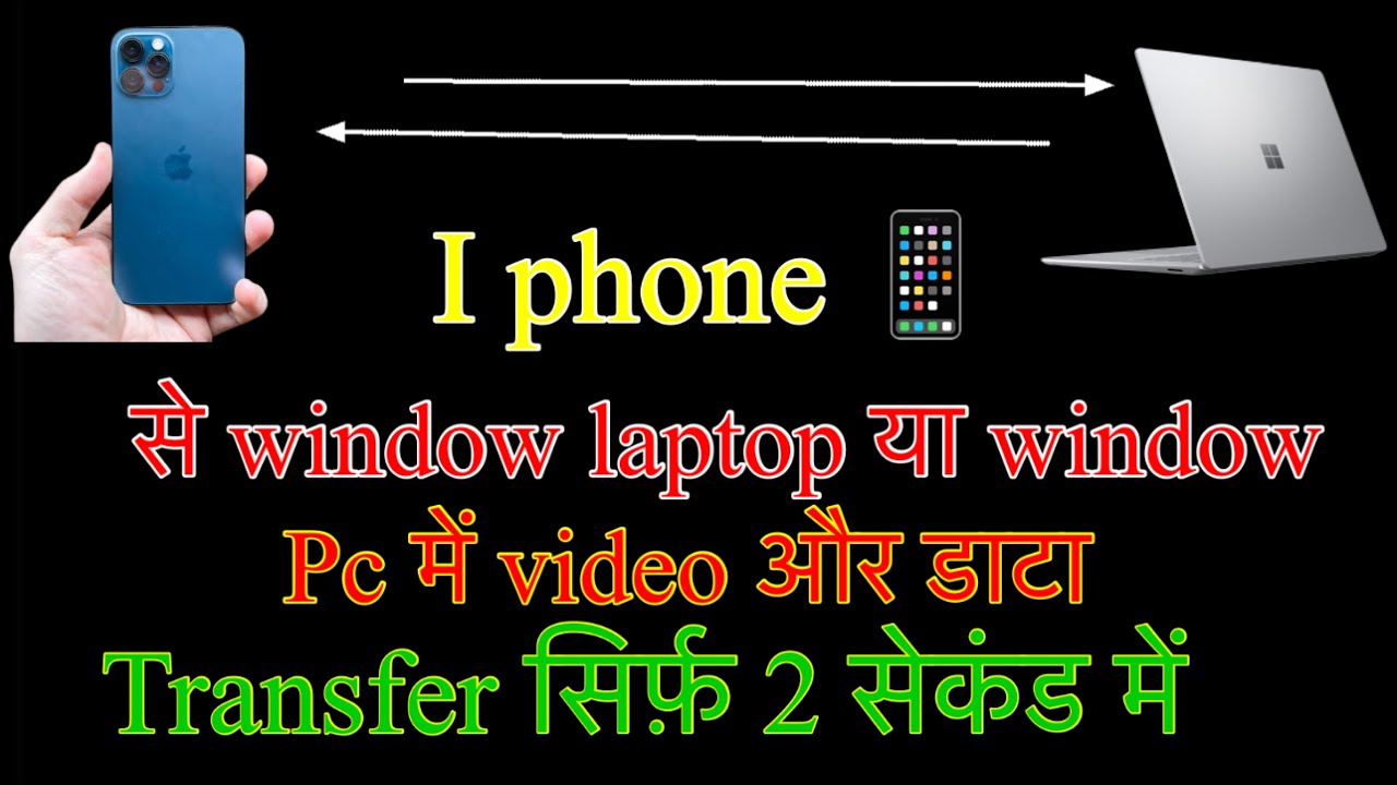 How To Transfer Data or Any Video From iphone To Windows Laptop\Pc ...