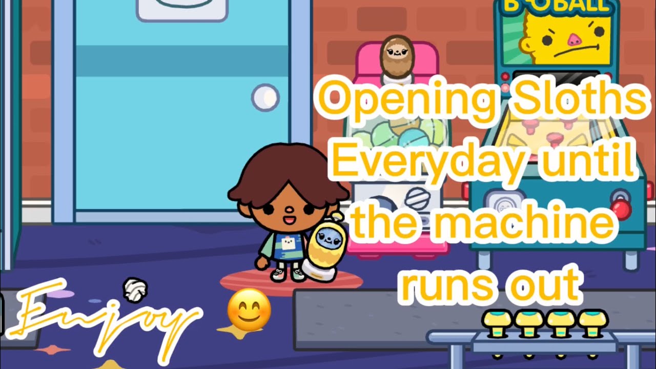 Day One of opening Sloths in the Arcade - Toca Boca - Read desc - YouTube