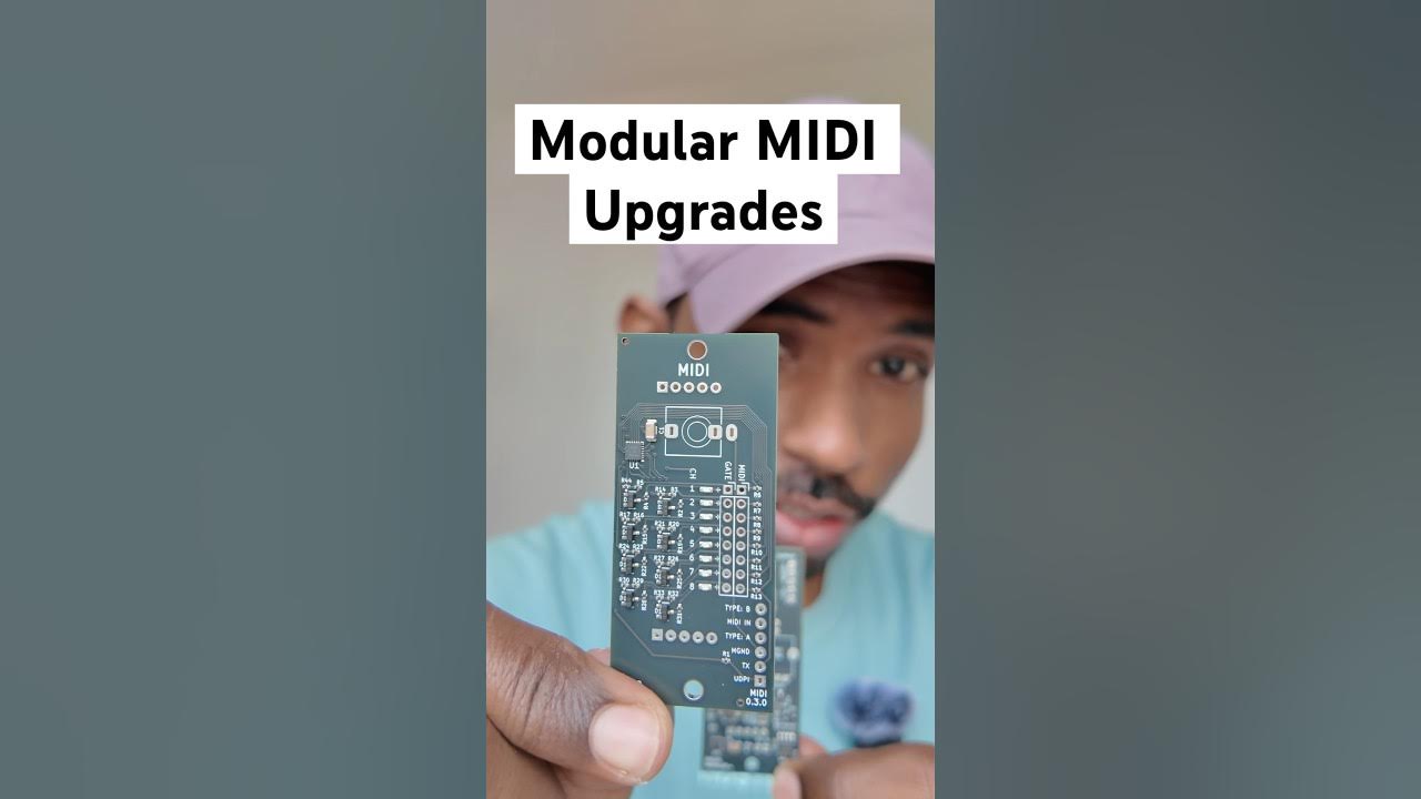 Modular MIDI support is getting better at Bread Modular #modularsynth #midi - YouTube