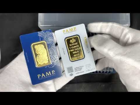 PAMP SUISSE 1 OZ GOLD BARS (UNBOXING)
