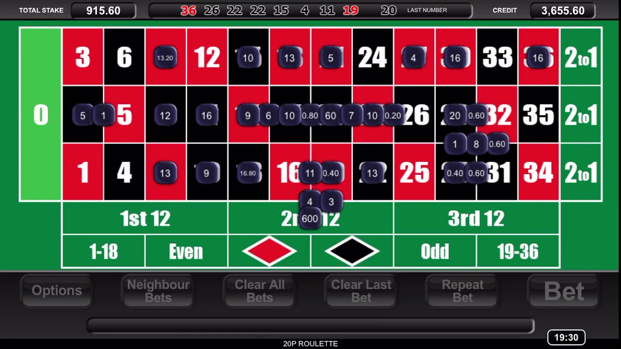 Bookies roulette big stakes - YouTube