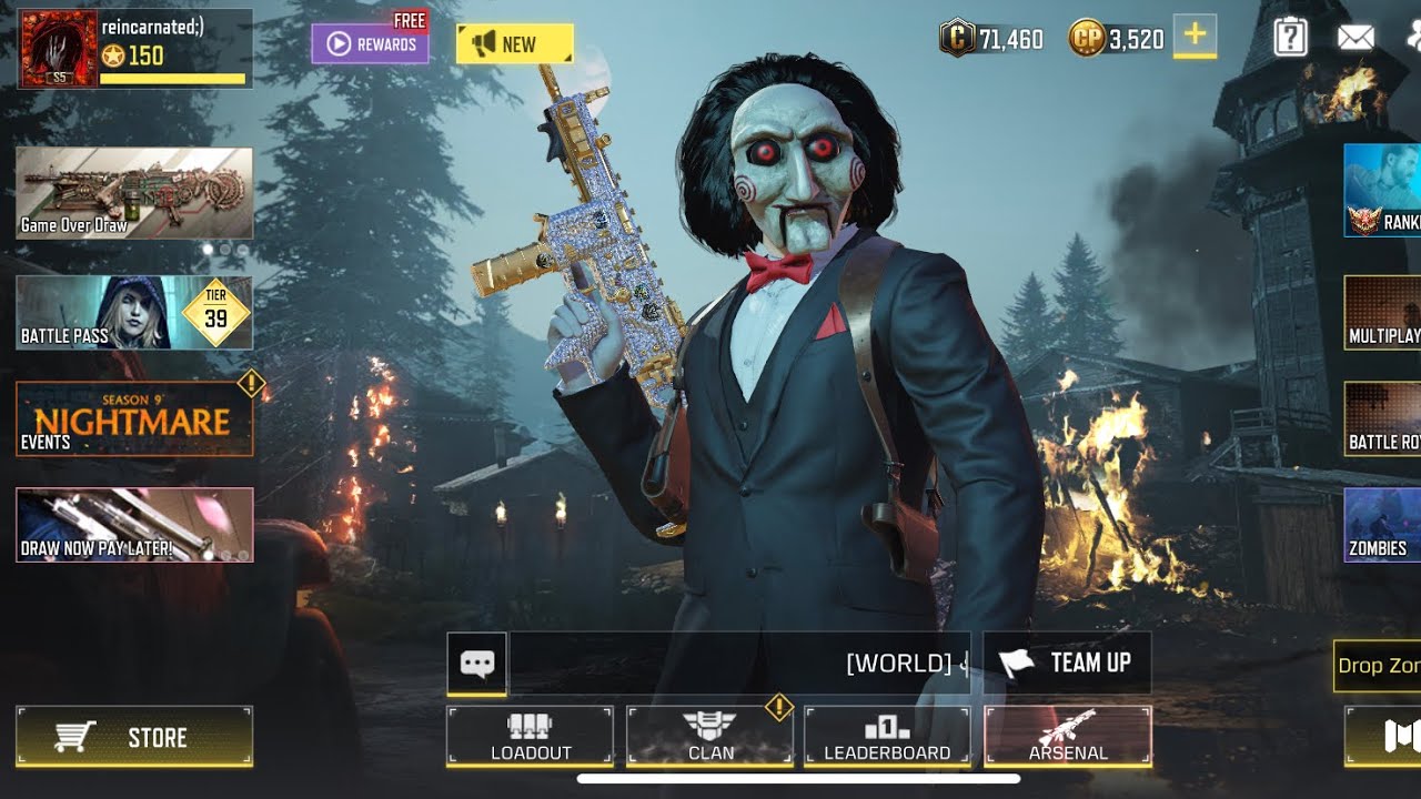 Getting the new Morte - Billy skin!! Spent under $50 Cod Mobile - YouTube